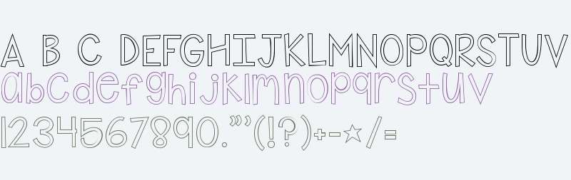 KG Shake It Off Outline Fonts Free Download - OnlineWebFonts.COM