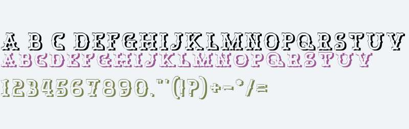 Bamberforth Embossed Fonts Free Download - OnlineWebFonts.COM