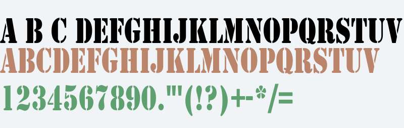 Army Condensed Fonts Free Download - OnlineWebFonts.COM