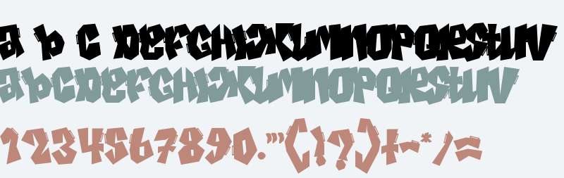 spiky frog graffiti Fonts Free Download - OnlineWebFonts.COM