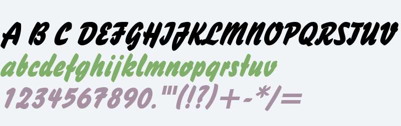 Brush Stroke 26 Bold Fonts Free Download - OnlineWebFonts.COM