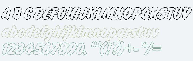 Flash W01 PosterOutline Fonts Free Download - OnlineWebFonts.COM