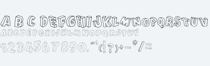 cartoon blocks Fonts Free Download - OnlineWebFonts.COM