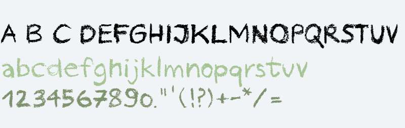 crayon hand Fonts Free Download - OnlineWebFonts.COM