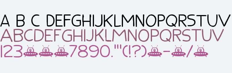 flying saucer Fonts Free Download - OnlineWebFonts.COM