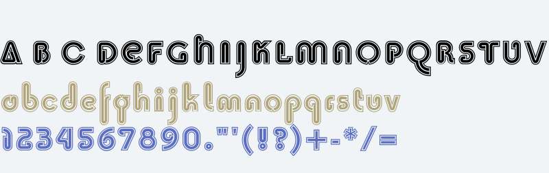 Caractere Doublet Fonts Free Download - OnlineWebFonts.COM