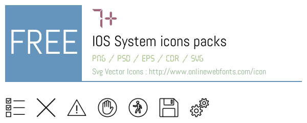 +7 IOS System Icons Packs Free Downloads - OnlineWebFonts.COM