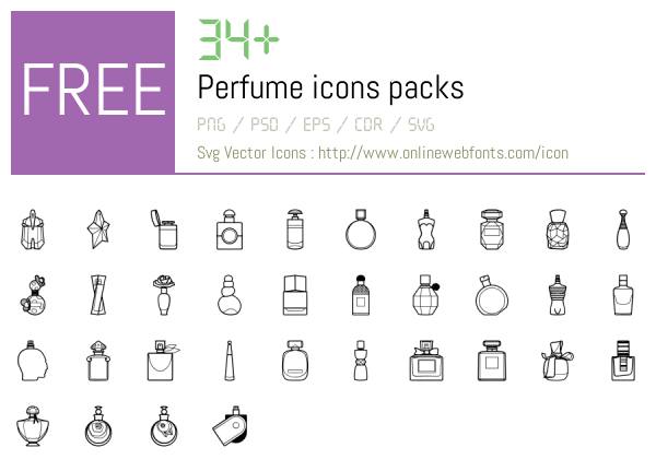 +34 Perfume Icons Packs Free Downloads - OnlineWebFonts.COM