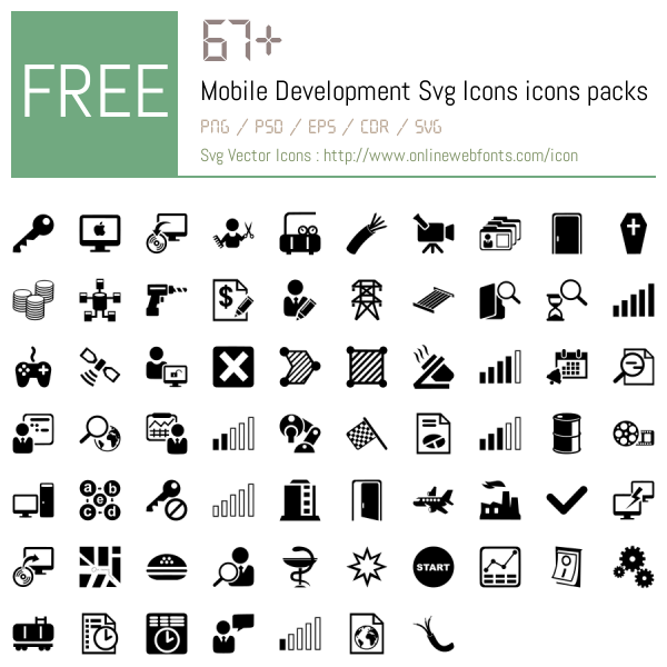 +67 Mobile Development Svg Icons Icons Packs Free Downloads ...