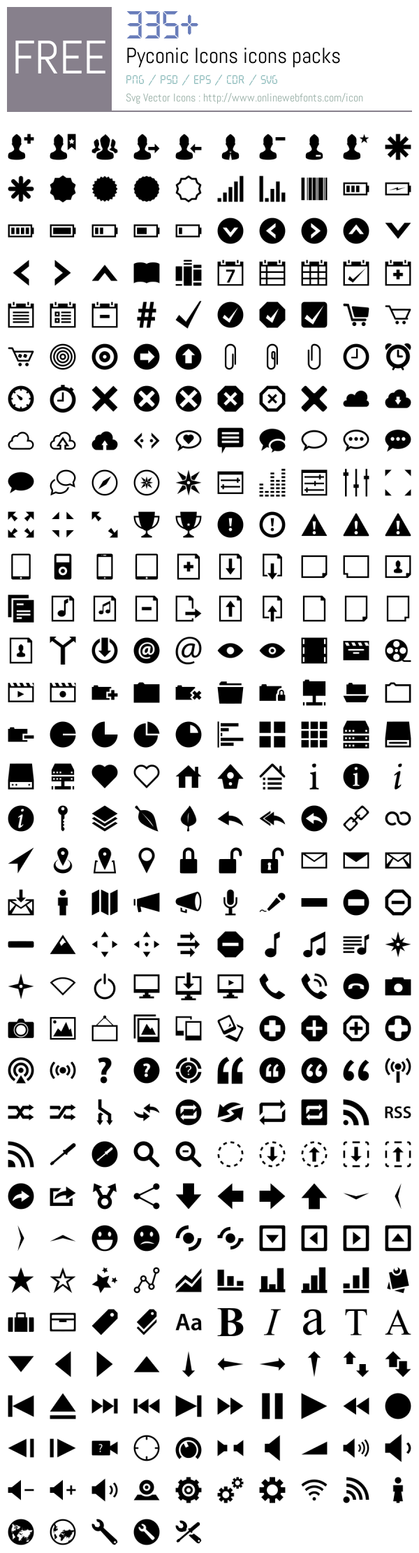 +335 Pyconic Icons Icons Packs Free Downloads - OnlineWebFonts.COM