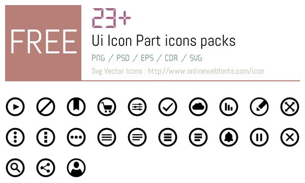+23 Ui Icon Part Icons Packs Free Downloads - OnlineWebFonts.COM