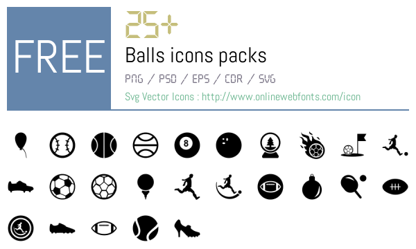 +25 Balls Icons Packs Free Downloads - OnlineWebFonts.COM