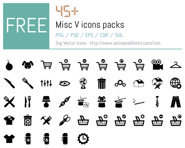 +45 Misc V Icons Packs Free Downloads - OnlineWebFonts.COM