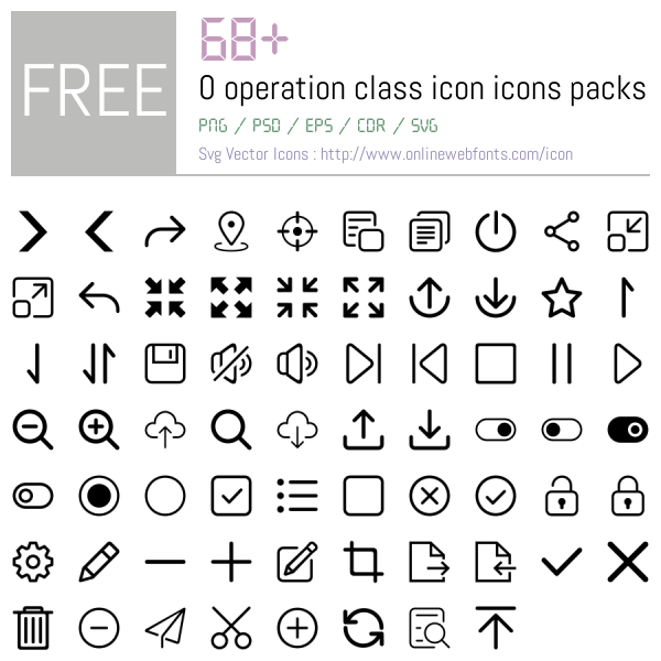 +68 0 operation class icon Icons Packs Free Downloads - OnlineWebFonts.COM
