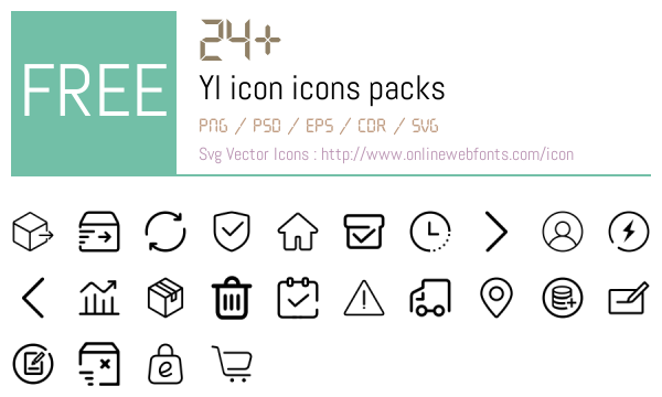 +24 Yl icon Icons Packs Free Downloads - OnlineWebFonts.COM