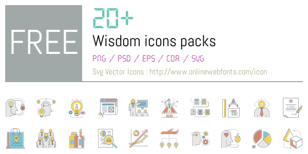 +20 Wisdom Icons Packs Free Downloads - OnlineWebFonts.COM