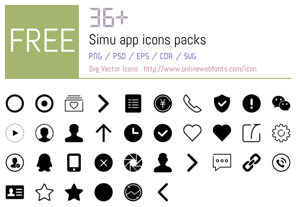 +36 Simu app Icons Packs Free Downloads - OnlineWebFonts.COM