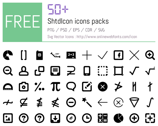 +50 ShtdIcon Icons Packs Free Downloads - OnlineWebFonts.COM