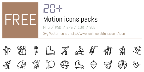 +20 Motion Icons Packs Free Downloads - OnlineWebFonts.COM