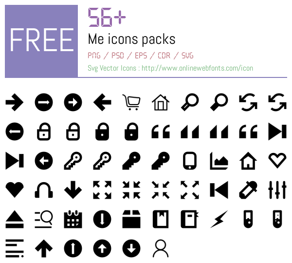 +56 Me Icons Packs Free Downloads - OnlineWebFonts.COM