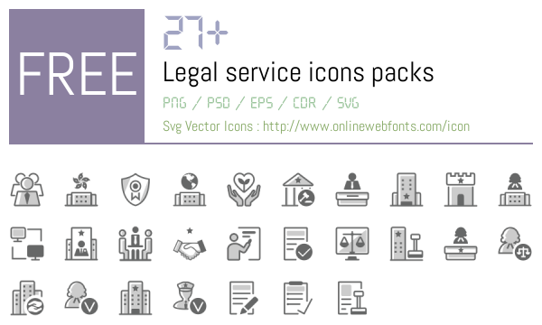 +27 Legal service Icons Packs Free Downloads - OnlineWebFonts.COM