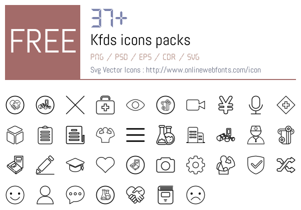 +37 Kfds Icons Packs Free Downloads - OnlineWebFonts.COM