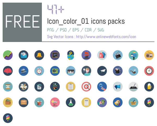 +41 Icon_color_01 Icons Packs Free Downloads - OnlineWebFonts.COM