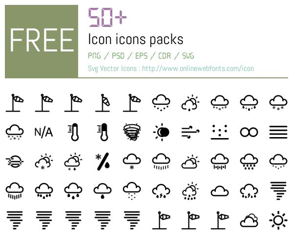 +50 Icon Icons Packs Free Downloads - OnlineWebFonts.COM