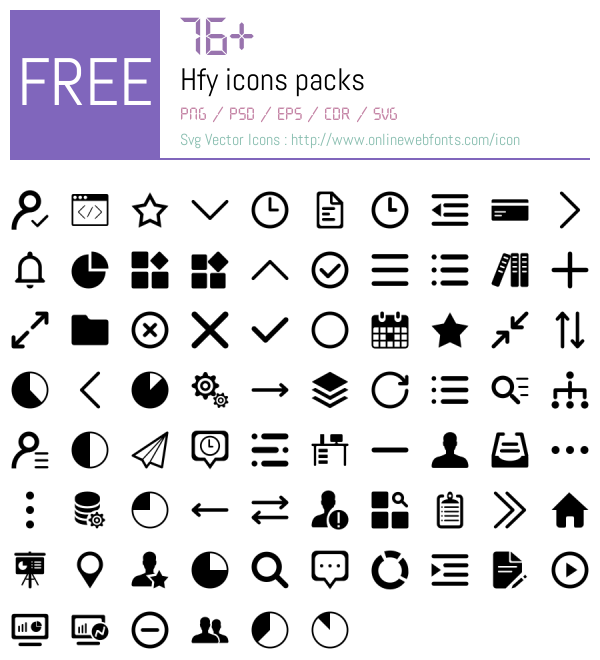 +76 Hfy Icons Packs Free Downloads - OnlineWebFonts.COM