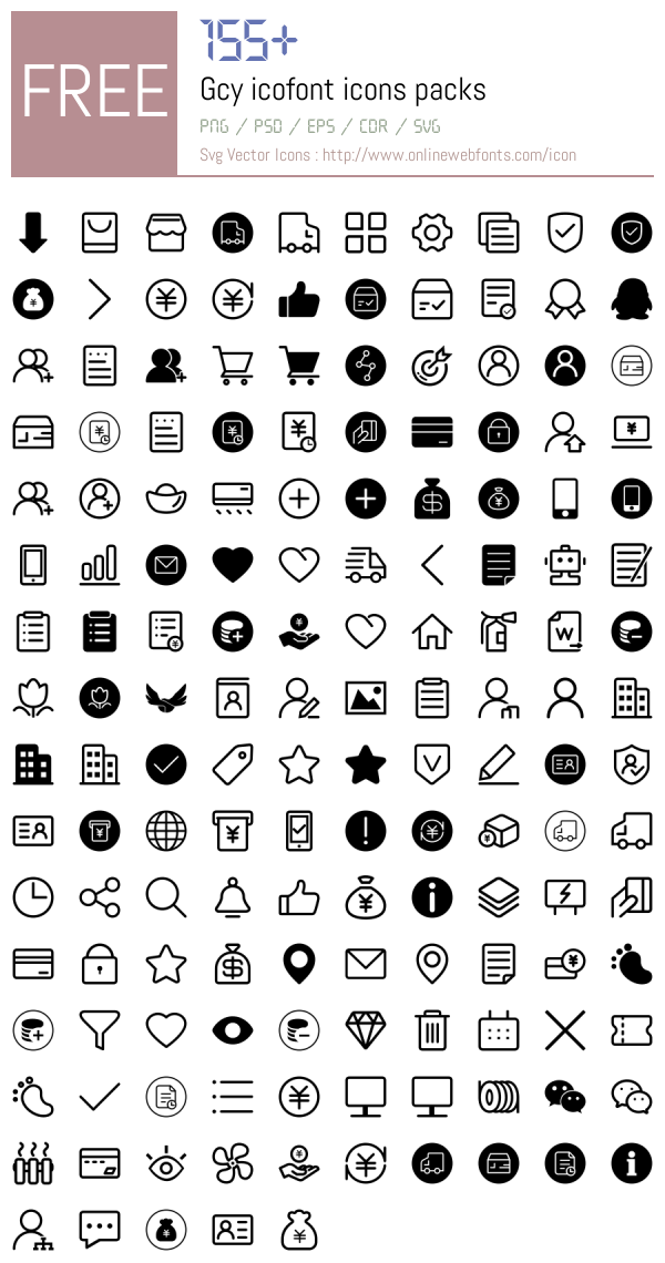 +155 Gcy icofont Icons Packs Free Downloads - OnlineWebFonts.COM