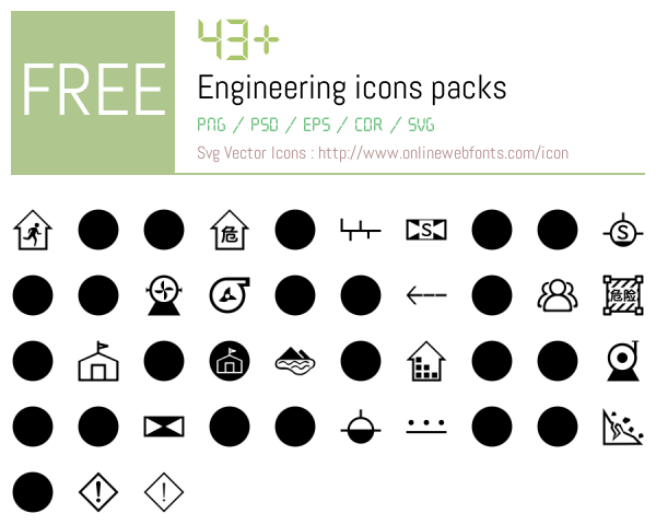 +43 Engineering Icons Packs Free Downloads - OnlineWebFonts.COM