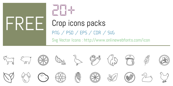 +20 Crop Icons Packs Free Downloads - OnlineWebFonts.COM