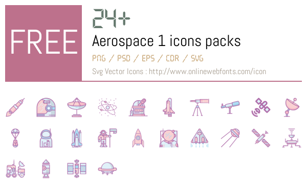 +24 Aerospace 1 Icons Packs Free Downloads - OnlineWebFonts.COM