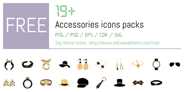 +19 Accessories Icons Packs Free Downloads - OnlineWebFonts.COM
