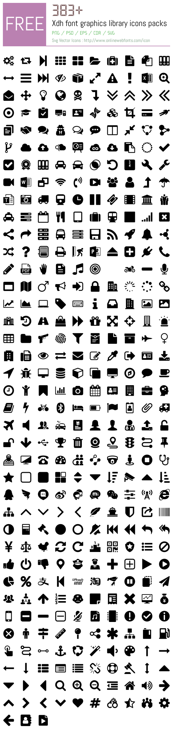 +383 Xdh font graphics library Icons Packs Free Downloads - OnlineWebFonts.COM