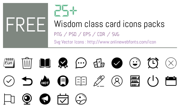 +25 Wisdom class card Icons Packs Free Downloads - OnlineWebFonts.COM