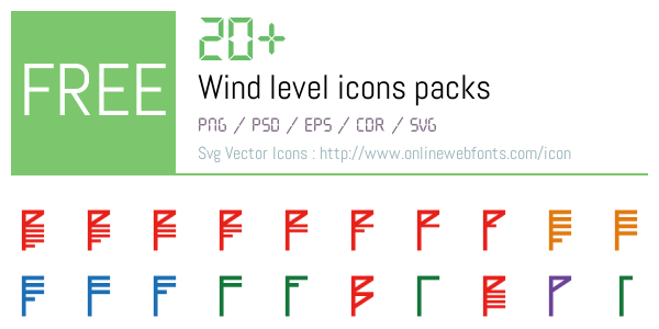 +20 Wind level Icons Packs Free Downloads - OnlineWebFonts.COM