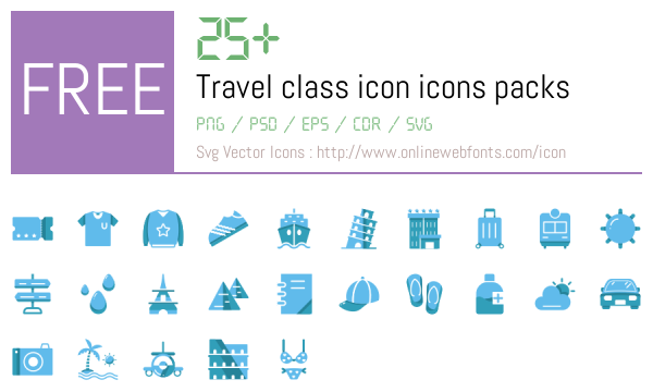 +25 Travel class icon Icons Packs Free Downloads - OnlineWebFonts.COM