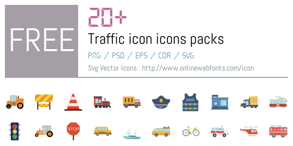 +20 Traffic icon Icons Packs Free Downloads - OnlineWebFonts.COM