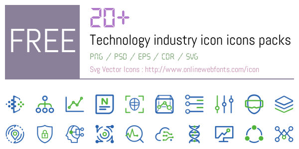 +20 Technology industry icon Icons Packs Free Downloads ...
