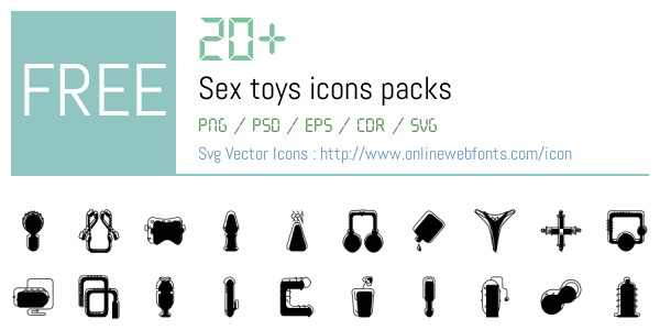 +20 Sex toys Icons Packs Free Downloads - OnlineWebFonts.COM