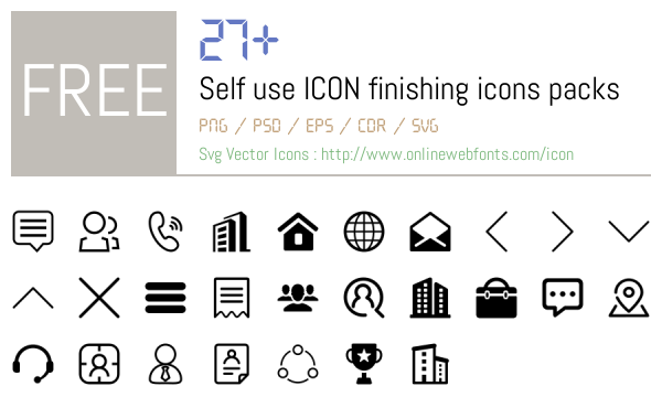 +27 Self use ICON finishing Icons Packs Free Downloads - OnlineWebFonts.COM