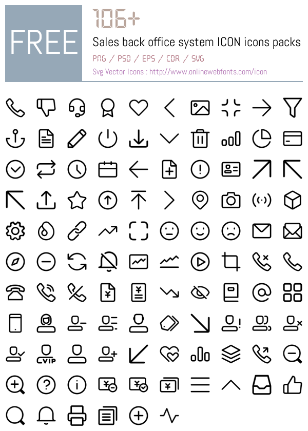 +106 Sales back office system ICON Icons Packs Free Downloads ...