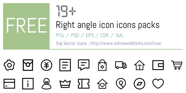 +19 Right angle icon Icons Packs Free Downloads - OnlineWebFonts.COM