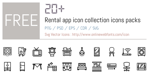 +20 Rental app icon collection Icons Packs Free Downloads ...