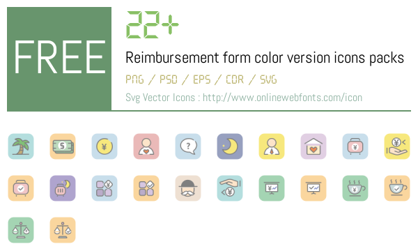 +22 Reimbursement form color version Icons Packs Free Downloads ...