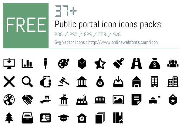 +37 Public portal icon Icons Packs Free Downloads - OnlineWebFonts.COM