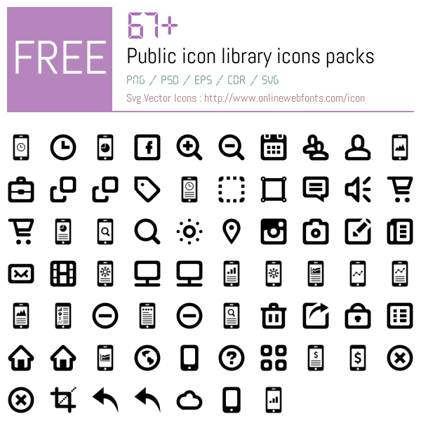 +67 Public icon library Icons Packs Free Downloads - OnlineWebFonts.COM