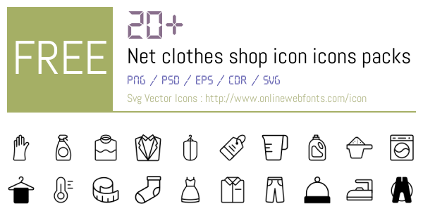 +20 Net clothes shop icon Icons Packs Free Downloads - OnlineWebFonts.COM