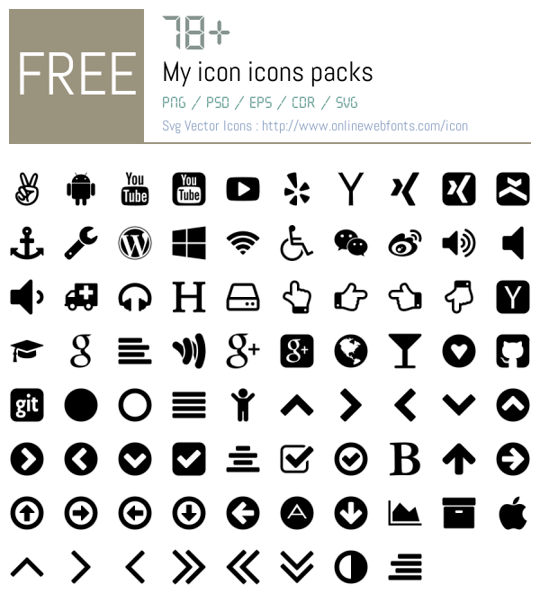 +78 My icon Icons Packs Free Downloads - OnlineWebFonts.COM